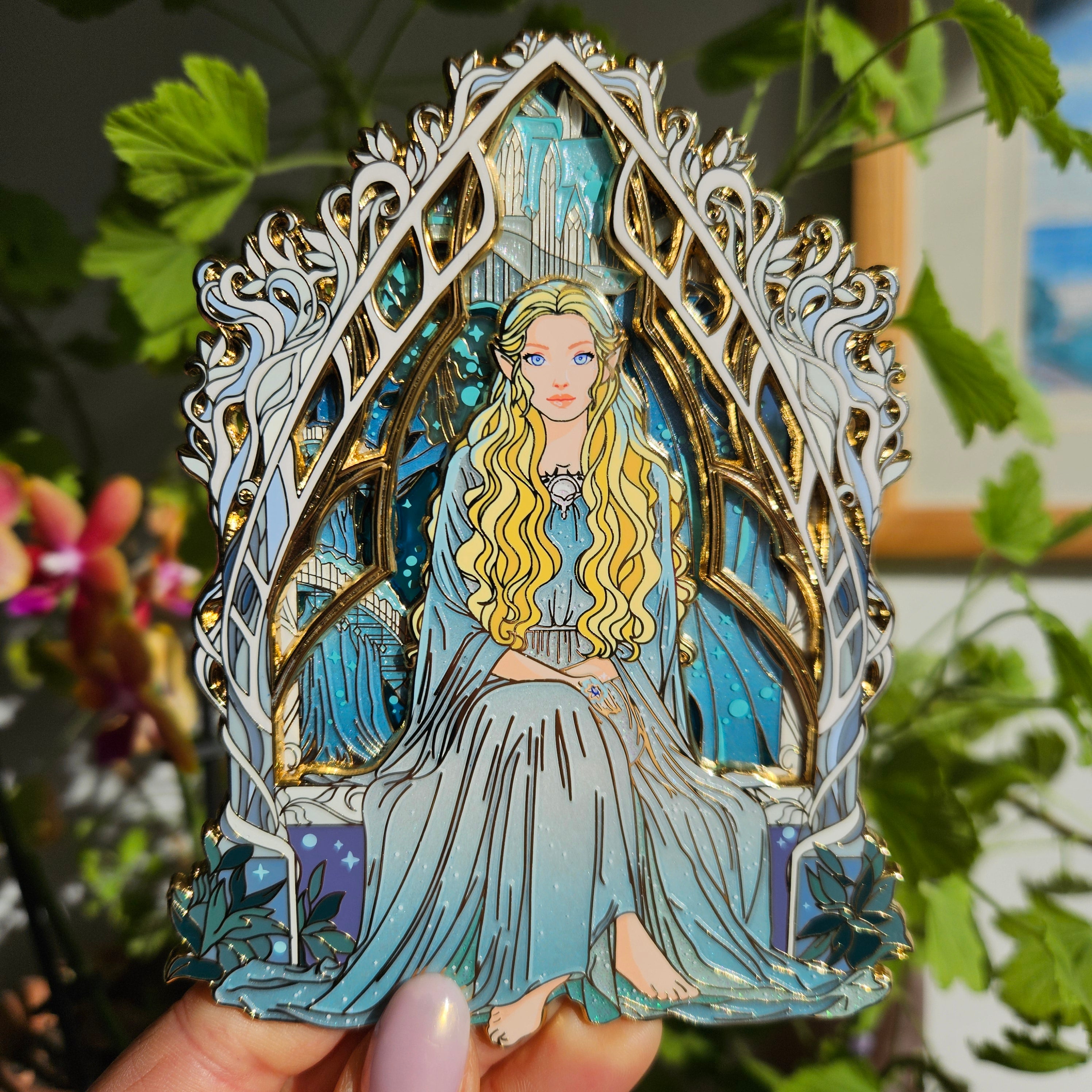 Gal Window Pin-on-Pin – Petrichor Fae