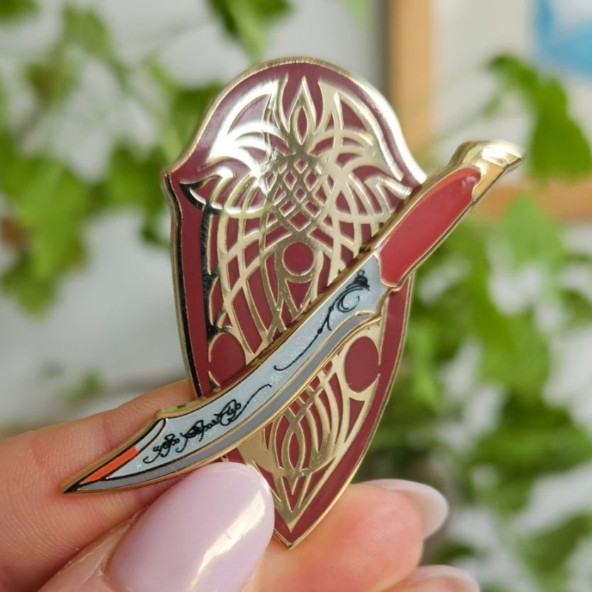 Spinning Dagger Pin-on-Pin – Petrichor Fae