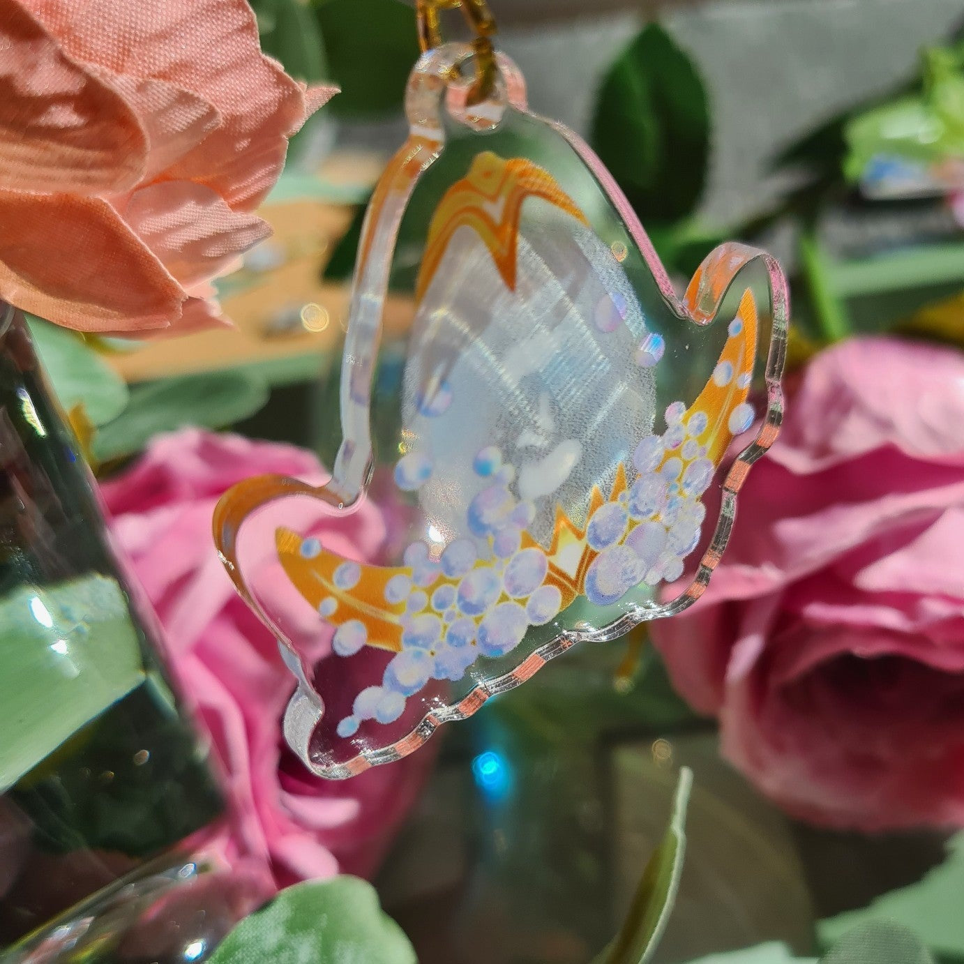 Golden Egg Acrylic Keychain – Petrichor Fae